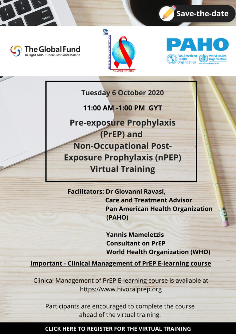 PrEP/nPEP Virtual Training – PANCAP